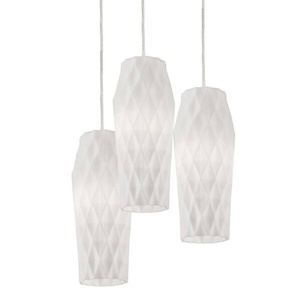 AFX Lighting CNDP05MBWHRND3 Candace 3 Light 18" Wide Multi Light - Bed Bath & Beyond - 38064504